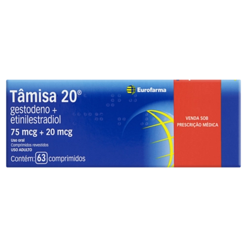 TAMISA 20MCG 63 CPR - TAMISA 20MG 63DRG - EUROFARMA