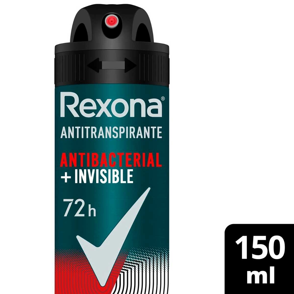 DESODORANTE REXONA ANTIBACT INVISIBLE MASCULINO AEROSSOL 90GR 150ML ...