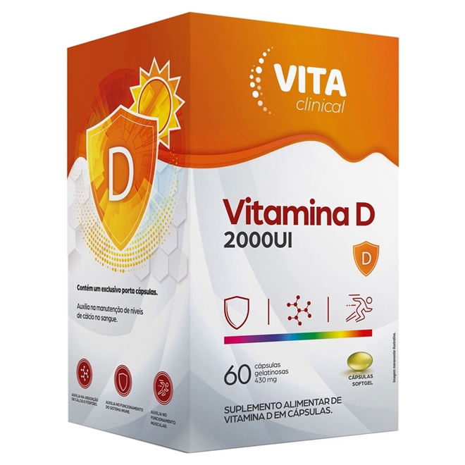 VITACLINICAL VITAMINA D3 2000UI 60 CAPSULAS - VITACLINICAL VITAMINA D3 ...