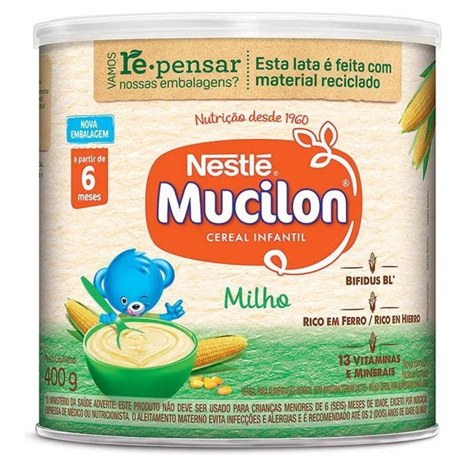 MUCILON NESTLE MILHO 400G - MUCILON NESTLE MILHO 400G - MUCILON (NES)