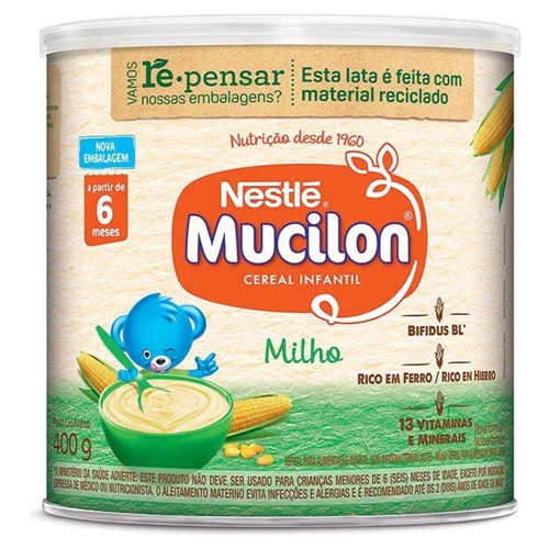 MUCILON NESTLE MILHO 400G - MUCILON NESTLE MILHO 400G - MUCILON (NES)