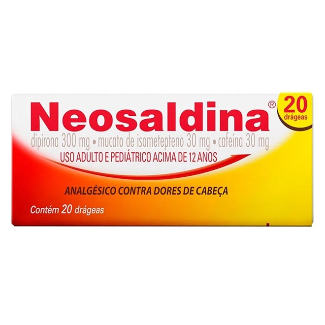 NEOSALDINA 20DRG - NEOSALDINA 20DRG - NYCOMED OTC