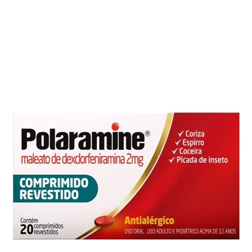 POLARAMINE 2MG 20 COMPRIMIDOS - POLARAMINE 2MG 20 COMPRIMIDOS ...