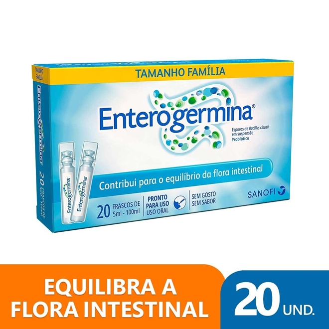ENTEROGERMINA 2 BCFU/5 MILILITROS 20FRASCOS - ENTEROGERMINA 2 BCFU/5 ...