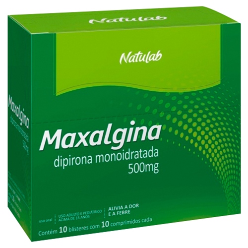MAXALGINA 500 MG 10 CPR - MAXALGINA 500MG 10 COMPRIMIDOS - NAO INFORMADO