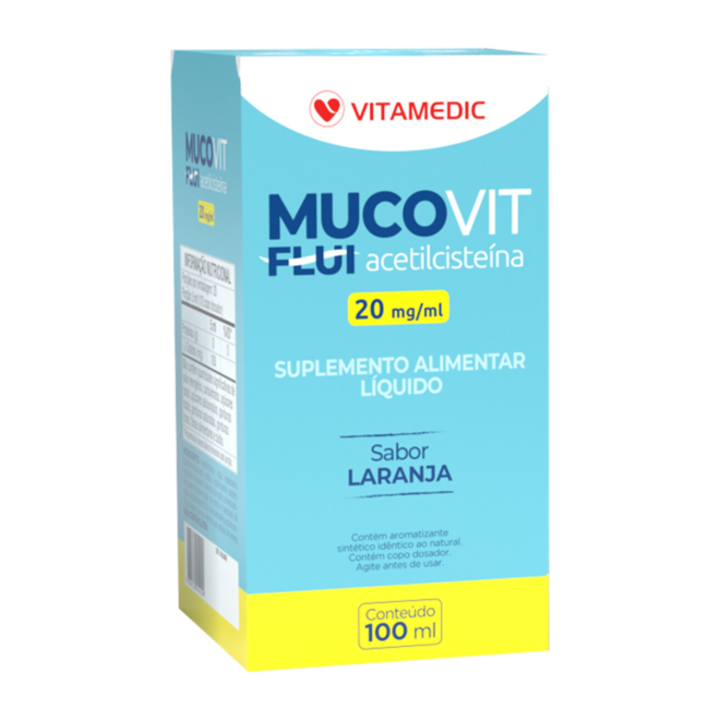 MUCOVIT FLUI ACETILCISTEINA 20MG 100ML - MUCOVIT FLUI ACETILCISTEINA ...
