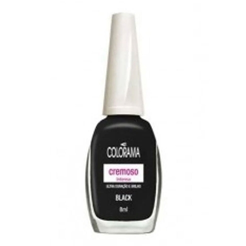 ESM COLORAMA BLACK - ESMALTE COLORAMA CREMOSO BLACK 8ML - COLORAMA (CO4)